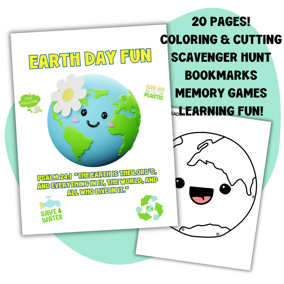 FUN Earth Day Printable Pack – Faith Filled Printables